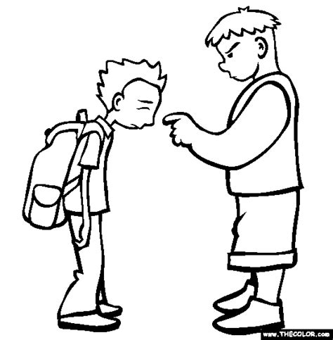 Dibujos Para Colorear Bullying Escolar Imagui Vua Qe Clipart Suggest