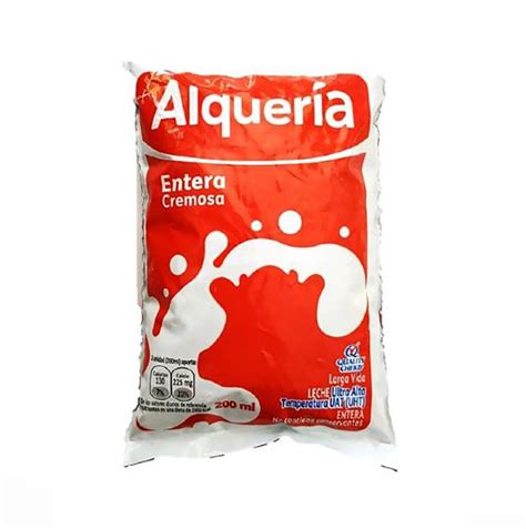 LECHE ENTERA ALQUERIA PEQUEÑA 200 ML Panadería Q Pan y Más