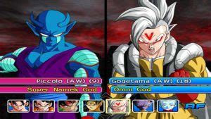 Descargar ISO Anime War Vs AF V2 1 6GB DBZ BT3 Mod