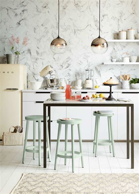 Las 35 cocinas con papel pintado más bonitas y actuales Beautiful