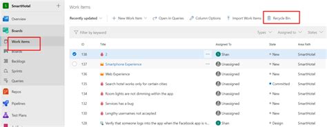 how to delete a workitem in azure devops