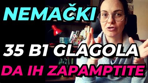 Nema Kih B Glagola Sa Primerima I Povezivanjem Tako Da Ih I Nau Ite