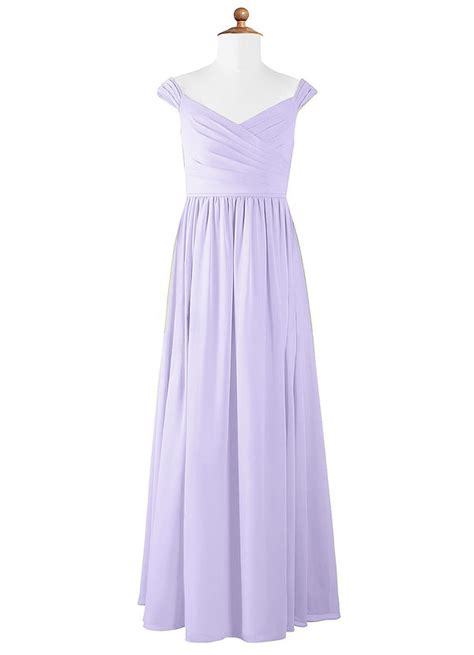 Lilac Azazie Camilla JBD Junior Bridesmaid Dresses Azazie