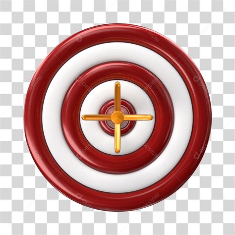 Alvo Dardo Elemento 3D Para Composição PNG Transparente download