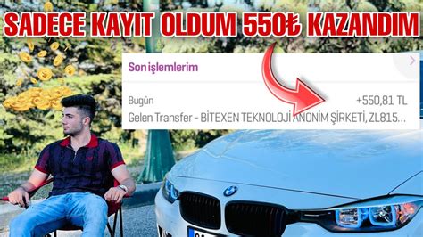 Sadece Kayıt Ol 500 tl aldım ÖDEME KANITLI İnternetten Para Kazanma