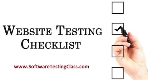 complete checklist for website testing laptrinhx