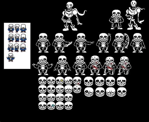 Pixilart Sans Sprite Sheet V By Comic Sans