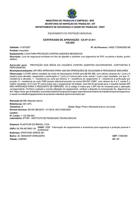 Ca Ccccc Certificado De Aprova O Ca N V Lido
