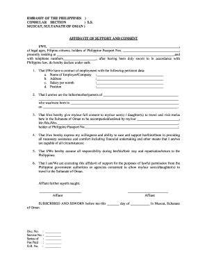 Affidavit Sample Philippines Forms And Templates Fillable Printable