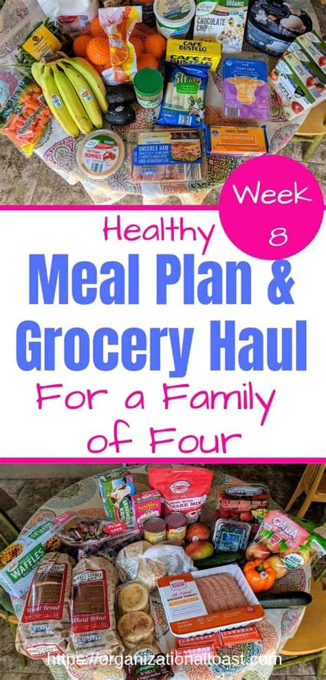 Week 8 Grocery Haul And Meal Plan Frugal Meal Planning Aldi Meal