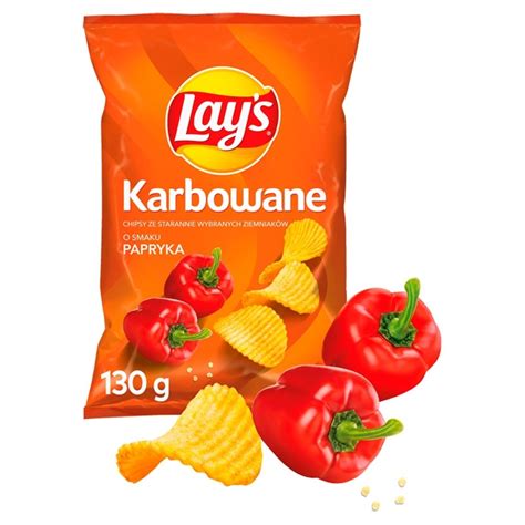 Lay S Chipsy Ziemniaczane Karbowane O Smaku Papryka G Zakupy
