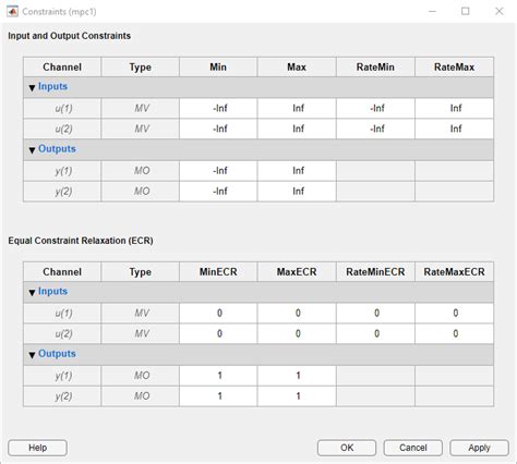 specify constraints matlab and simulink mathworks united kingdom