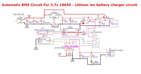 Lithium Ion Battery Charger Smart BMS Circuit Using TP4056