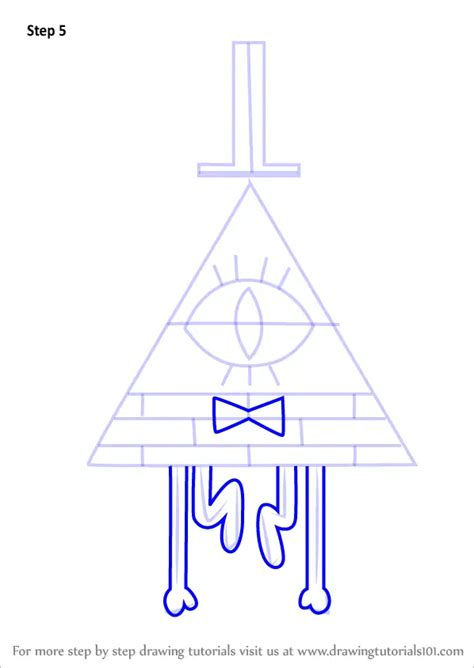 Learn How To Draw Bill Cipher From Gravity Falls Gravity Falls Step