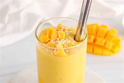 Tropical Mango Boba Smoothie Plant Based Jess