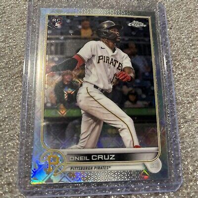 Topps Chrome Logofractor Edition Oneil Cruz Rc Pittsburgh Pirates
