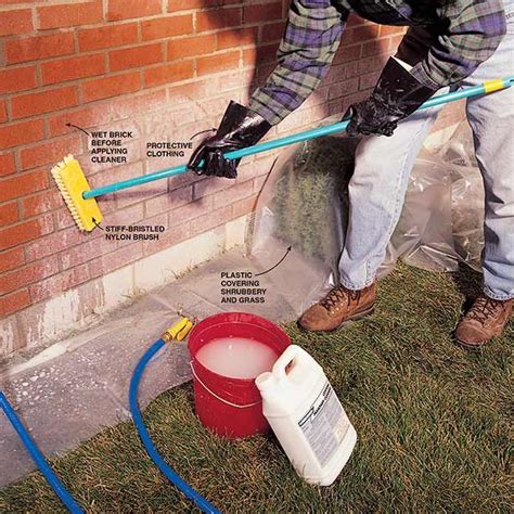 How To Clean A Brick Houses Exterior How To Clean Brick Cleaning