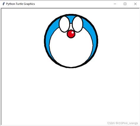 用python海龟画图画哆啦a梦 python画哆啦a梦 csdn博客