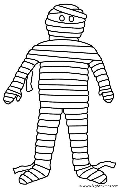 Mummy Template Printable