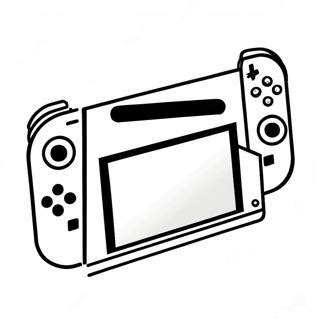 Nintendo Switch Coloring Page