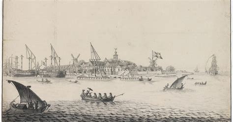 Indonesia Zaman Doeloe Dua Lukisan Tentang Pulau Onrust Karya Johannes