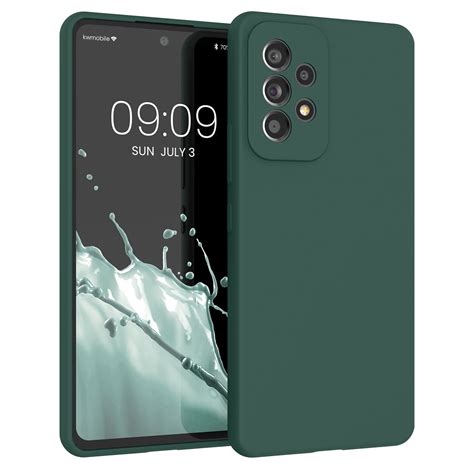 Siliconen Hoesje Geschikt Voor Samsung Galaxy A53 5G Groen All4Gadgets