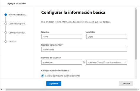 Crear Un Usuario En Microsoft Hostalia Centro De Ayuda