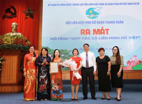 Hội Liên hiệp phụ nữ quận Thanh Xuân ra mắt HTX Liên minh Nữ Việt
