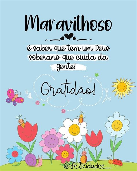 FELICIDADE É no Instagram E como é maravilhoso Gratidão senhor