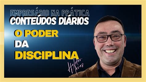 O PODER DA DISCIPLINA YouTube