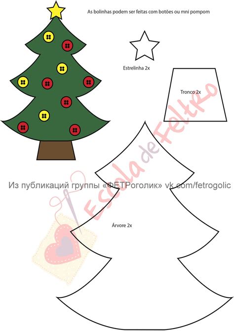 Artesanatos Moldes Pingentes De Natal Retalhos E Moldes Para