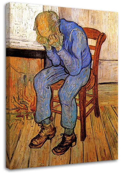 Gario Obraz Starý muž v smútku Vincent van Gogh reprodukcie Veľkosť