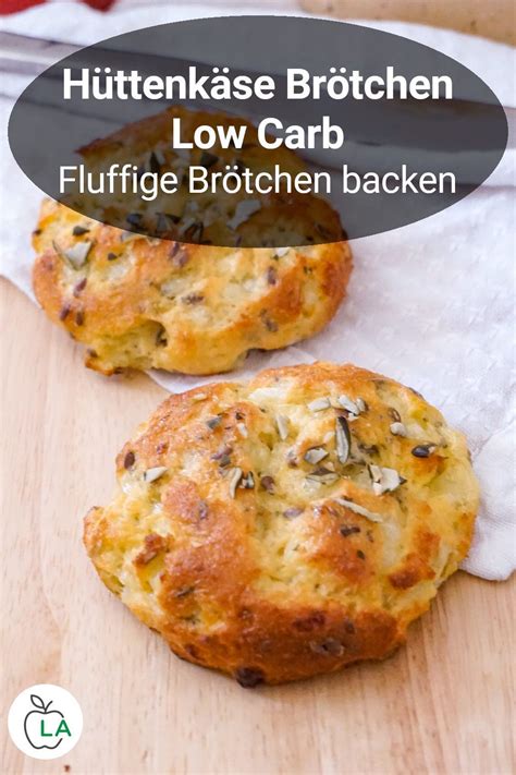 Low Carb Brötchen mit Hüttenkäse Gesunde Eiweißbrötchen selber backen