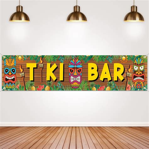 Amazon Pardi Hawaiian Luau Party Decorations Aloha Luau Backdrop