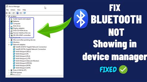 How To Fix Bluetooth Missing Or Not Showing In Device Manager On