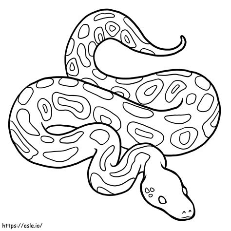Good Python Coloring Page