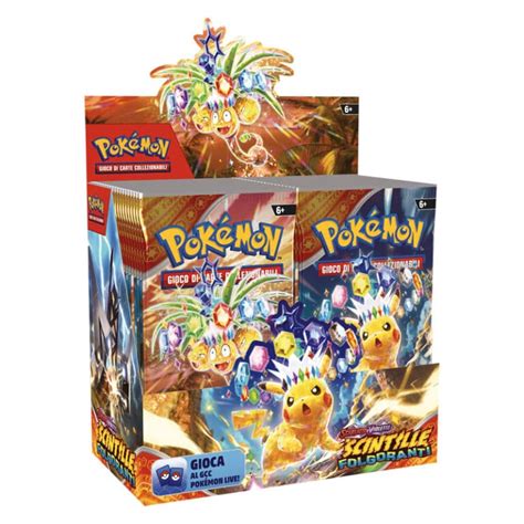 Scintille Folgoranti Booster Box ITA Pokemon Scarlatto Violetto