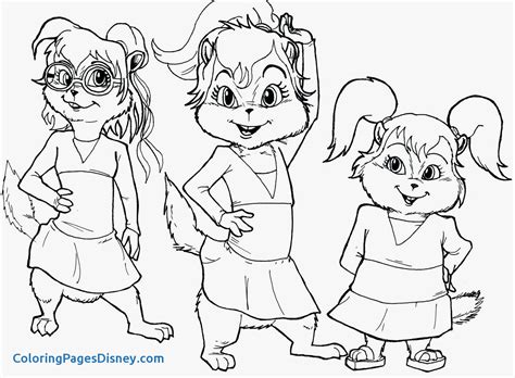 Alvin And The Chipmunks Printable Coloring Pages Printable Templates