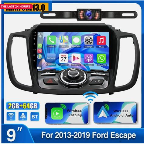 Zcargel Car Stereo Radio For Ford Escape 2013 2019 Android 13 Car
