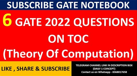 all gate 2022 solutions on theory of computation toc 5 msqs and 1 mcq unacademycode