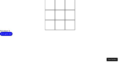 React Tictactoe Codesandbox