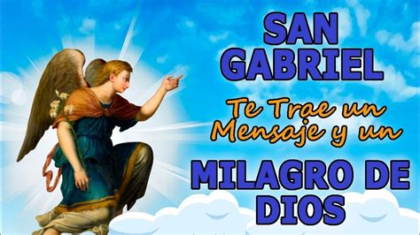 Oración al Arcangel San Gabriel para pedir milagros YouTube