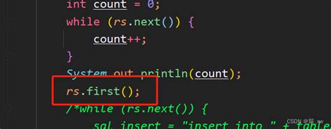 Operation Not Allowed For A Result Set Of Type ResultSet TYPE FORWARD