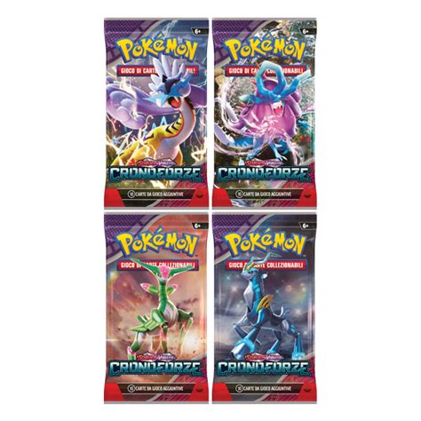 Cronoforze 4 Buste Artwork Set Pokémon Scarlatto e Violetto