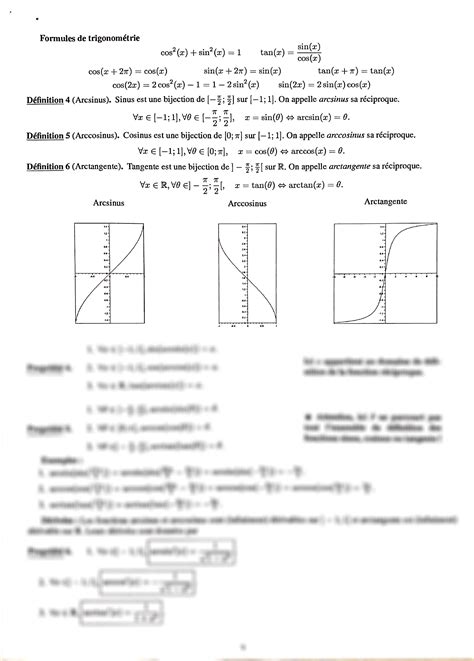 SOLUTION Formules De Trigonom Trie Studypool