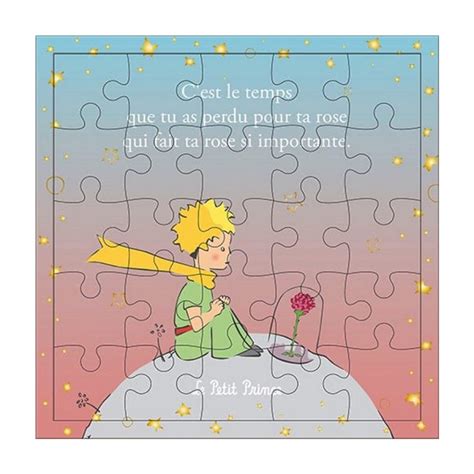 Puzzle Infantil Kiub 25 Piezas El Principito Y La Rosa 17 5x17 5cm