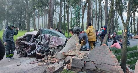 Tragedia en la Vía de Ubaté a Lenguazaque Choque entre Automóvil y