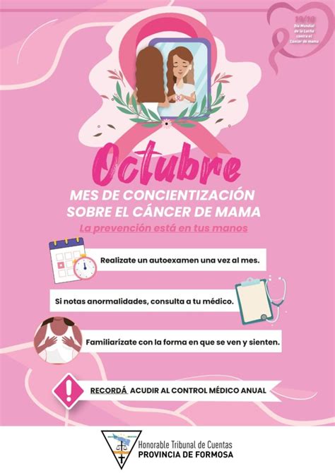Octubre mes de concientización de la lucha contra el cáncer de mama