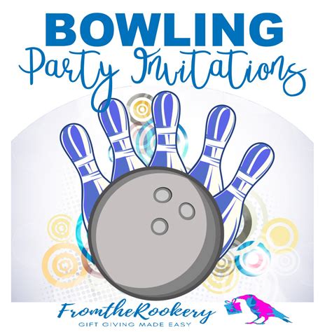 Printable Bowling Invitations