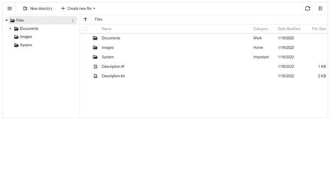 toolbar and context menu devextreme file manager